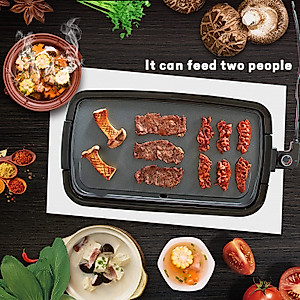 Ceramic Electric Griddle Nonstick Large - 20" x 10.5" Cooking Surface for Pancakes Burgers Eggs