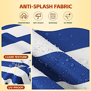 mudilun Bench Cushion Non-Slip Indoor/Outdoor Furniture Bench Cushions Waterproof Removable Cover with Ties Window Swing Patio Chair Pads 48x18x2.5 inch