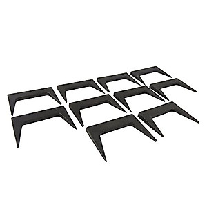 Taytools 500031 Pack of 10 Each 1-1/2 Inch Pinch Dogs with Square Back and Tapered Legs