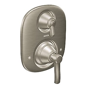 Moen Rothbury TS4211BN Moentrol Shower Valve with 3-Function Integrated Diverter Valve Trim, Valve Required, Brushed Nickel