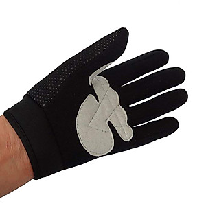 WPHMOTO Kids Full Finger Motorcycle Dirt Bike Riding Cycling Sports Gloves (S, Red)