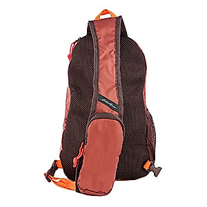 Eddie Bauer Stowaway Packable 10L Sling 3.0 Made from Polyester with Lightly Padded Shoulder Strap, Maroon