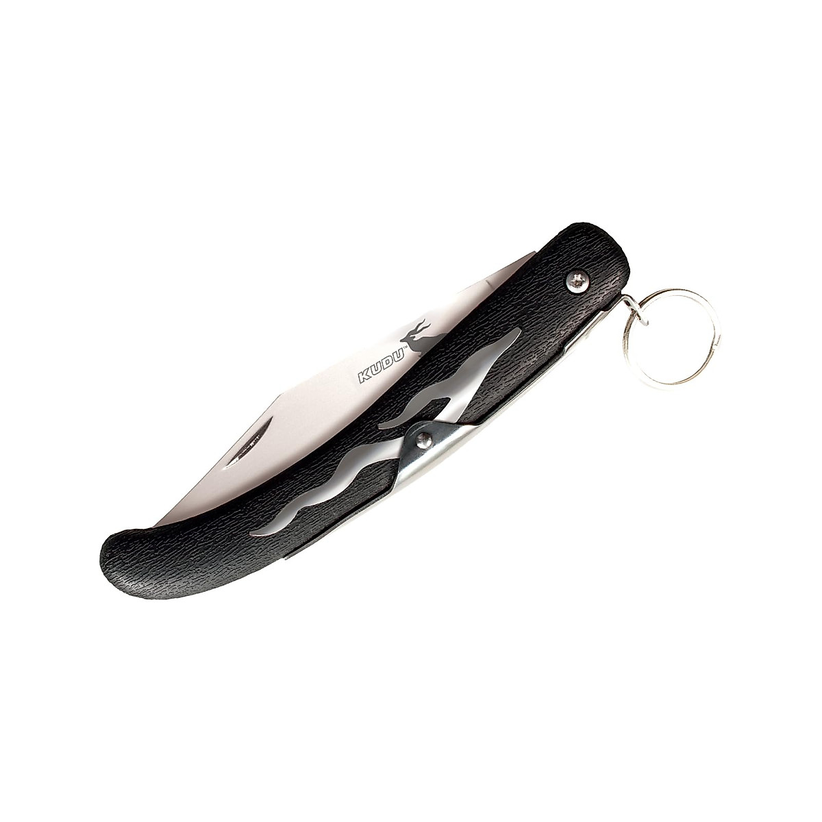 Cold Steel Kudu 4.25" 5Cr15MoV Steel Clip Point Razor-Sharp Blade 5.75" Zy-Ex Handle Everyday Carry Folding Knife w/Ring Lock