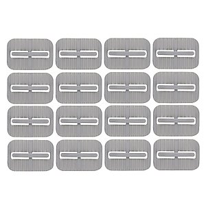 Sscon 16Pcs Garbage Bag Sticky Clips Trash Can Bag Holders Trash Bag Fixing Clamps Grey