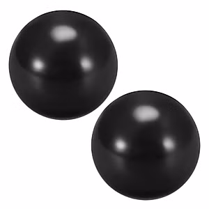 uxcell Joystick Ball Top Handle Rocker Round Head Arcade Game DIY Parts Replacement Black 2Pcs