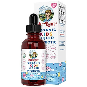 Kids Probiotic Drops & Kids Elderberry Drops by MaryRuth’s | USDA Organic Liquid Oral Probiotics for Digestive Health for Kids Ages 4+ | Gut Health, Immune Support, Overall Health for Ages 4+