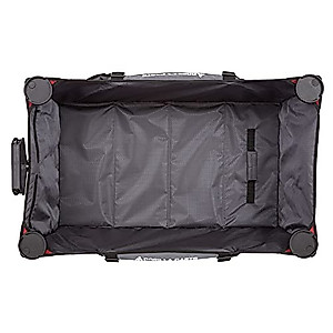 Gorilla Carts 7 Cubic Feet Collapsible Folding Outdoor Utility Sports Beach Wagon, with 150 Pound Capacity, Oversized Bed, & Cup Holder, Red