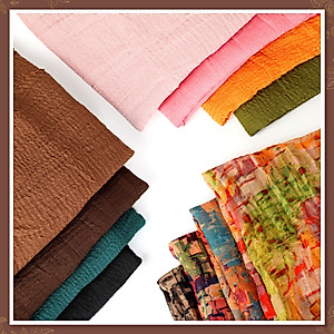 Geyoga 12 Pieces Head Wraps for Women Turbans African Headwraps for Black Women Soft Long Headband Scarf Hijab (Classic Colors)