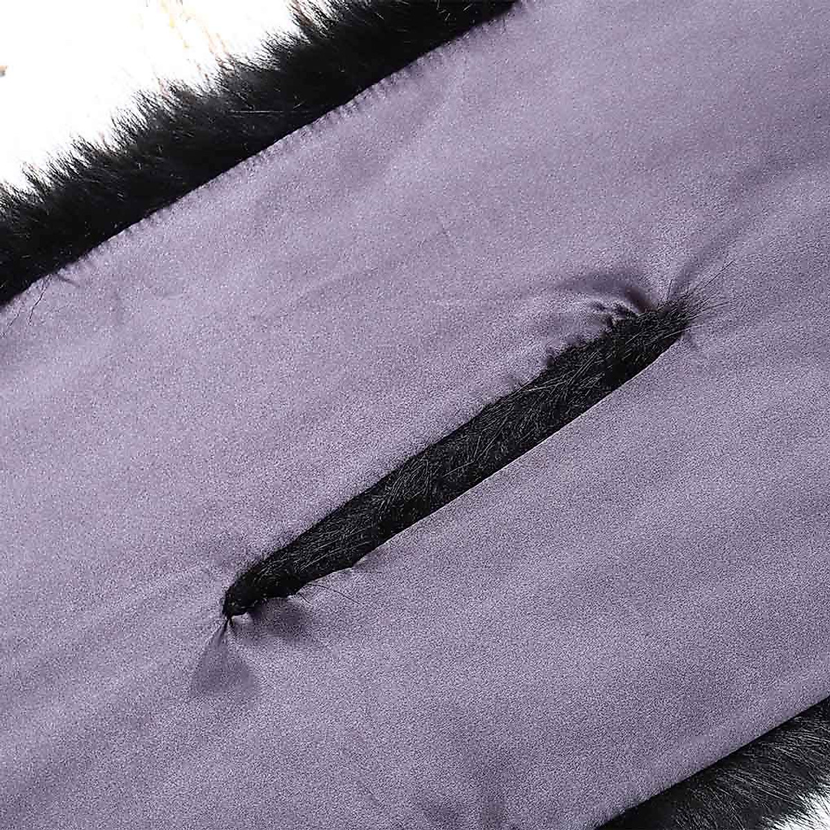 CanB Women's Large 1920 Faux Fur Shawl Bridal Wedding Fur Wraps and Bolero Faux Mink Shrug for Women