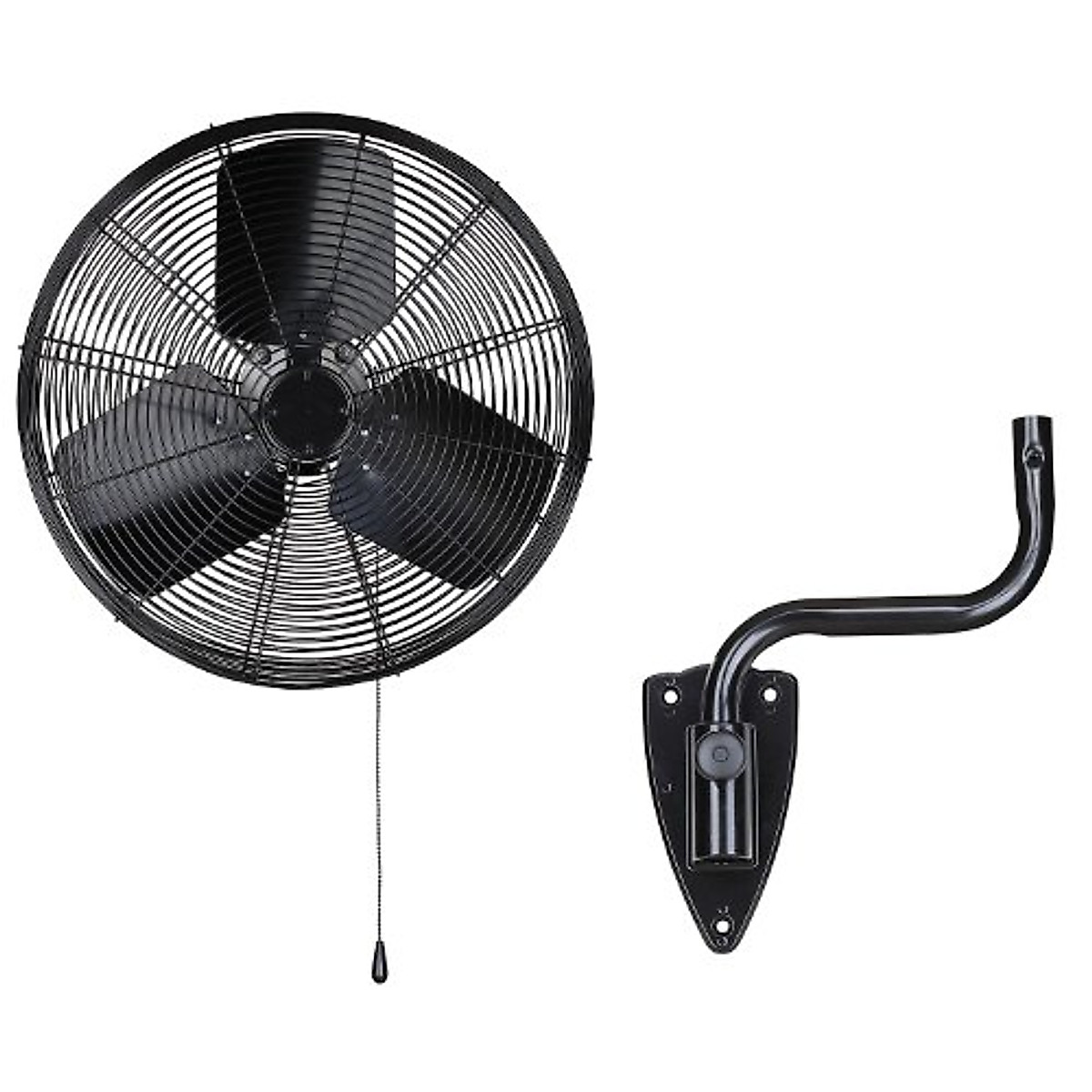 Dayton 13V401 Oscillating Fan, Wall Mount, 18 In