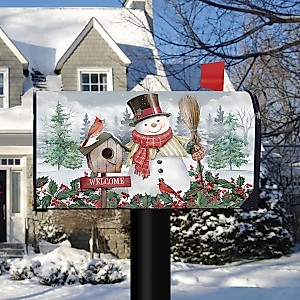 Briarwood Lane Jolly Snowman Welcome Mailbox Cover