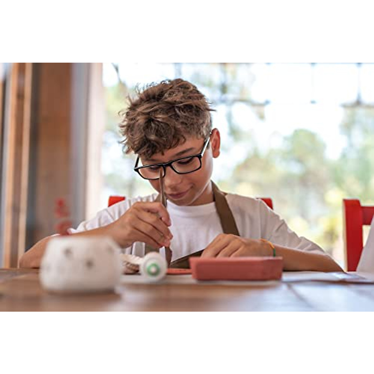 Jovi Air-Dry Modeling Clay; 8.8 oz. Terracotta, Non-staining, Perfect for Arts and Crafts Projects