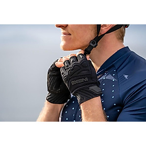 INBIKE Cycling Bike Gloves Padded Half Finger Bicycle Gloves Shock-Absorbing Anti-Slip Breathable MTB Road Biking Gloves for Men/Women