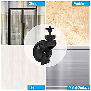 Camera Adhesive Suction Cup Wall Mount For Wyze Cam V3/Pro,for Wyze Cam Pan/V3,for Oculus Sensor,for HTC Vive Base Station,Swivel 360° Adjustable In/Outdoor Bracket with Washable Silica Gel(2 Pack)