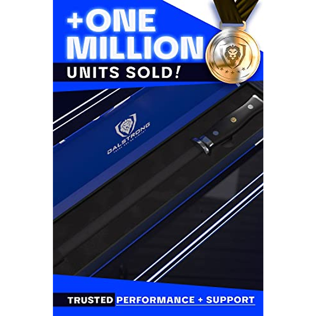 Dalstrong Honing Rod - 10" - G10 Handle - Stainless Steel Core - Scratch-Free Ceramic Coating