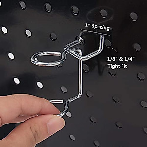 FALPRO 170PCS Pegboard Hooks Assorted | Peg Board Hooks for Hanging Tools - Ideal for Pegboard Organizer