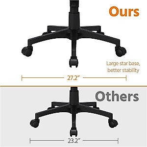 Adjustable Ergonomic Mesh Swivel Office Chair Brown (D Talla ?nica)