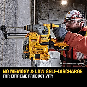 DEWALT 20V MAX Battery, 6 Ah, 2-Pack, Fully Charged in Under 90 Minutes (DCB206-2)
