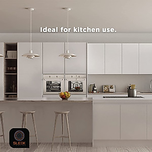 SLEEKLIGHTING 13Watt T2 Spiral CFL GU24 Base Puck Light Bulb 2700K 800lm -UL Approved,Compact Fluorescent -Warm White Light 4pack