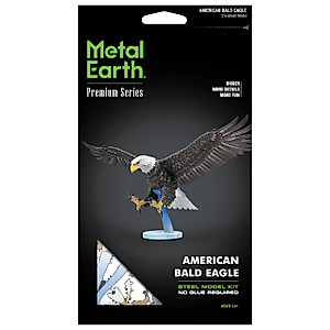 Metal Earth Premium Series American Bald Eagle 3D Metal Model Kit Fascinations