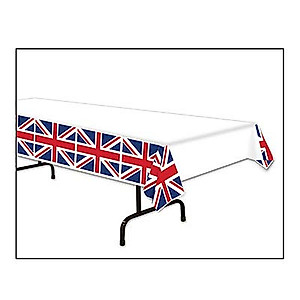 English Union Jack England UK Party Supplies Decorations Set Kit Pack Door Cover Pennant Banner Table Cover United Kingdom of Great Britain Bundle