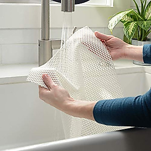 Con-Tact Brand Grip Premium Thick Non-Adhesive Shelf and Drawer Liner, 20" x 4', Bright White