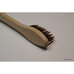 Virgin Forest 10 Pcs Soft Bristles Bamboo Toothbrush, Biodegradable Natural Bamboo Charcoal Toothbrushes, Eco Friendly Color Bristle Wood Tooth Brushes