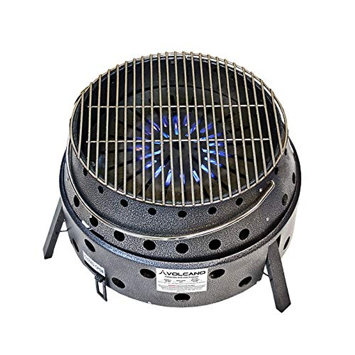 Volcano Grills 3 Grill/Stove Bundle Includes Lid and Cookbook, Grey