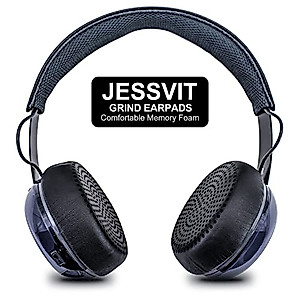 Grind Earpads Replacement for Grind Bluetooth Wireless On-Ear Headphones - Protein Leather/Ear Cushion/Ear Cups by JESSVIT