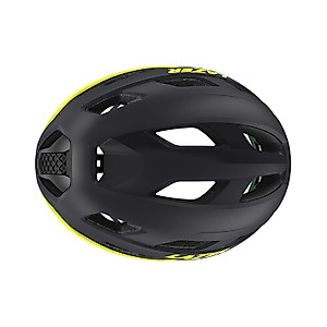LAZER Strada KinetiCore Bike Helmet, Lightweight Bicycling Gear for Adults, Men & Women’s Cycling Head Gear, Matte Grey Flash Yellow, X-Large