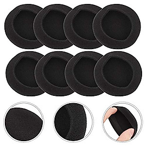 Mobestech Foam Earbud Earpad 40pcs Fit Memory Standard Pads Headphone Most Replacement Elastic Earphones Headphones Sponge Size Earpads Ear for Earpad Earphone Cm Foam Replacements Eartips