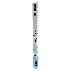 Bosch Home and Garden 2609256730 Jigsaw Blade HSS, T 118 B