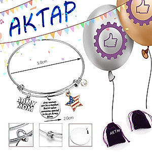 AKTAP Military Mom Bracelets Military Family Mother Gift It Takes Someone Special To Be A Soldier Mom Deployment Jewelry for Mom