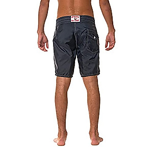 Birdwell Men's 311 Nylon Boardshorts, Medium Length (Federal Blue, 38)