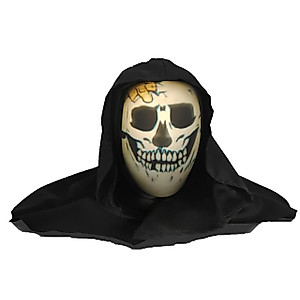 ANIMAT3D Mindscope The Hauntley's Talking Animated Haunted Head with Built in Projector & Speaker Plug'n Play