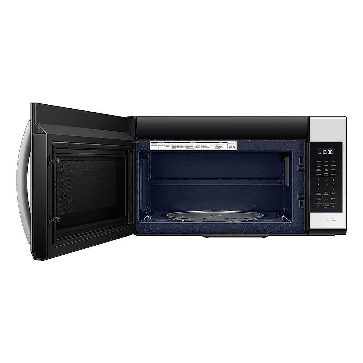 Samsung ME19CB704112 1.9 Cu. Ft. Bespoke White Glass Smart Over-the-Range Microwave