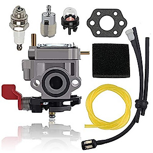 Alibrelo WYC-6 Carburetor for Homelite Ryobi UT-08072 UT-08572 UT-08042 UT-08542 UT-08542-A UT-08542-B UT-08012 UT-08512 UT-08512-A UT-08512-B Blower Replace 308028004 with 98760 900952001 Air Filter