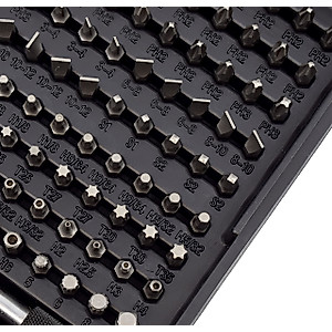 Jackson Palmer 218 Piece Ultimate Screwdriver Bit Set, High Grade Carbon Steel, Includes Hard-to-Find Security Bits