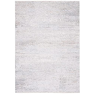Safavieh Marmara Collection 8'0" x 10'1" Grey/Beige Blue MRM300F Modern Contemporary Area Rug