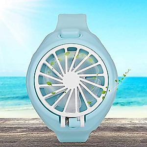 Various Watch-Shaped Fan, 3.7 V 28x6cm Polymer Battery Oscillating Tower Fan with ABS and PP for Outdoor