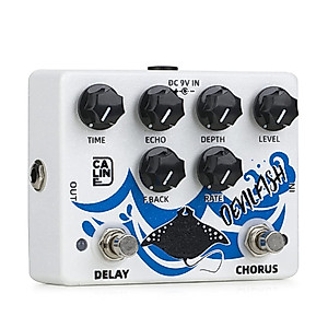 Caline DCP-03 DEVILFISH Chorus Delay Effect Pedal Dual Guitar Pedal