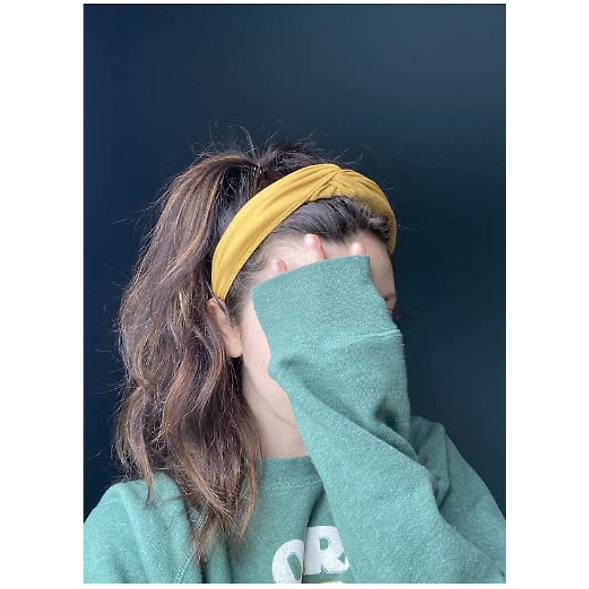 CellElection 6PCS Top Knot Headband for Women Wide Knotted Headbands Twist Turban Headwrap Elastic Hair Band Fashion Hair Accessories for Women Girls Children