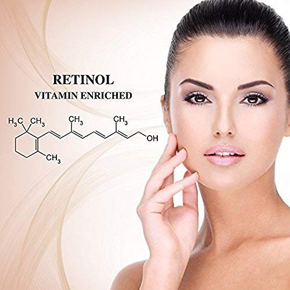 Essence of Arcadia Retinol Moisturizer Cream 2.5% for Face & Eye Area - Anti-Aging Formula with Hyaluronic Acid, Vitamin E, Green Tea - 1.7 Fl Oz
