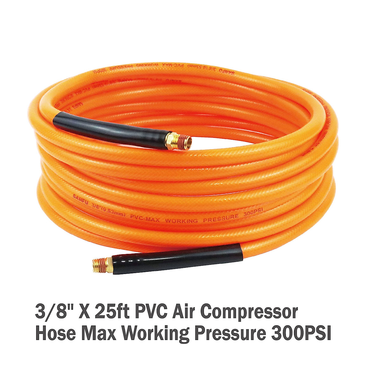 MELPRISU 17 Pieces Air Tool Kit 3/8" X 25ft PVC Air Compressor Hose Kit Air Compressor Accessories Kit