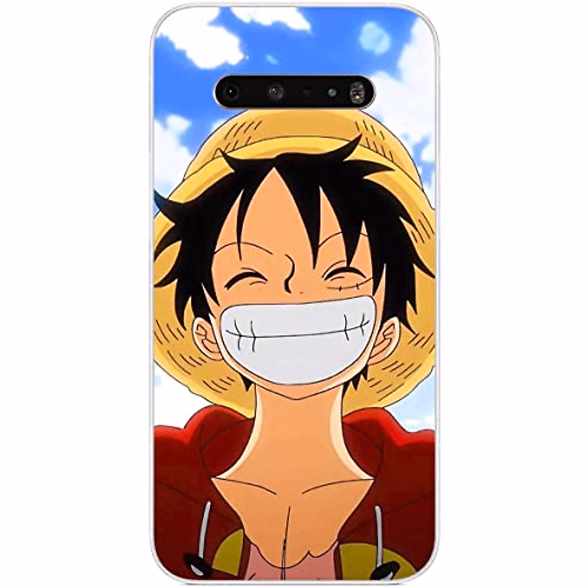 Compatible with LG V60 ThinQ | LG V60 ThinQ 5G case One Z with Piece 502 Ultra-Thin Transparent Soft Phone case