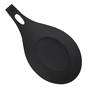 DOITOOL grill utensil holder cooking utensil holder clean spoon holder tea spoon rest teaspoon rest spoon rest black chopstick holder tableware rest ladle rest dripping water