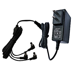 UpBright 4.5 Volt 3-Output AC/DC Adapter Compatible with Carole Towne Collection 0271113 271113 74706 Lemax Village Round Spot Light 44756 SXP0451000GU W045PUL SXB0451000G B045PUL 4.5V 1A Power Supply