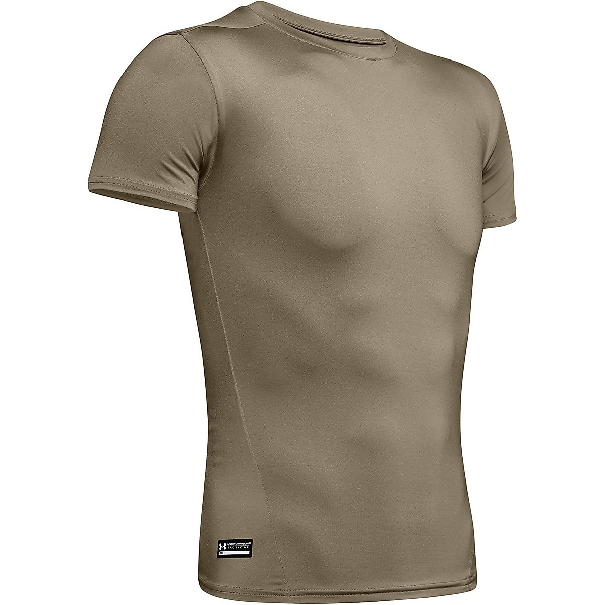 Under Armour Men's HeatGear Tactical Compression Short-Sleeve T-Shirt, Federal Tan (499), X-Small