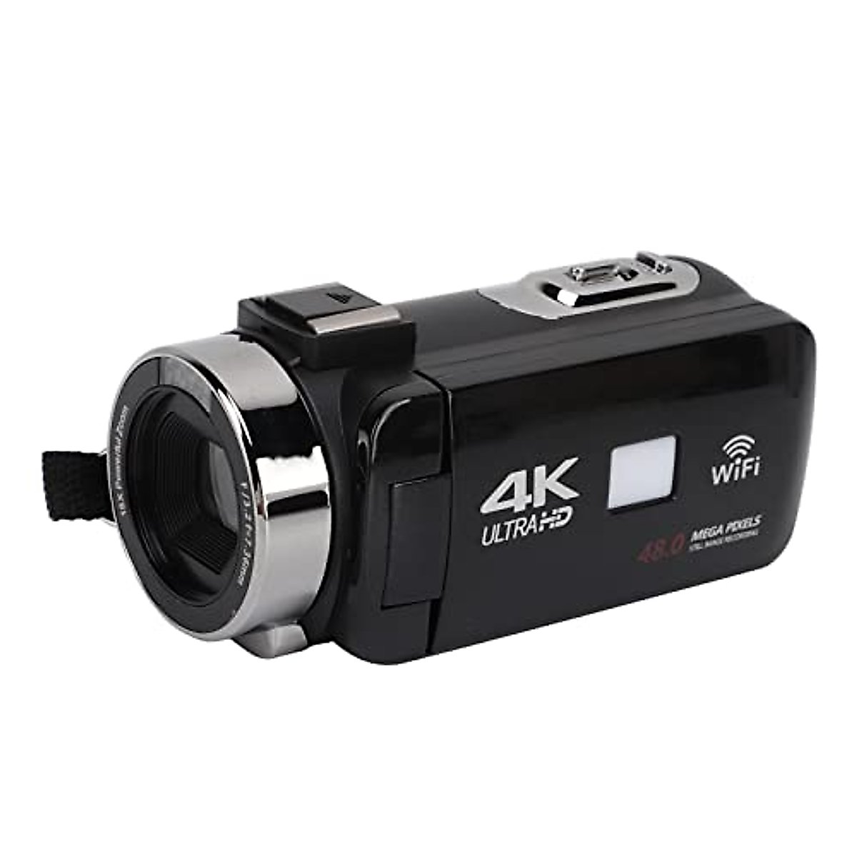 Vlogging Camera, 48 MP Image Resolution Digital Camera with 1500 MAh Lithium Battery for Campus Recordings