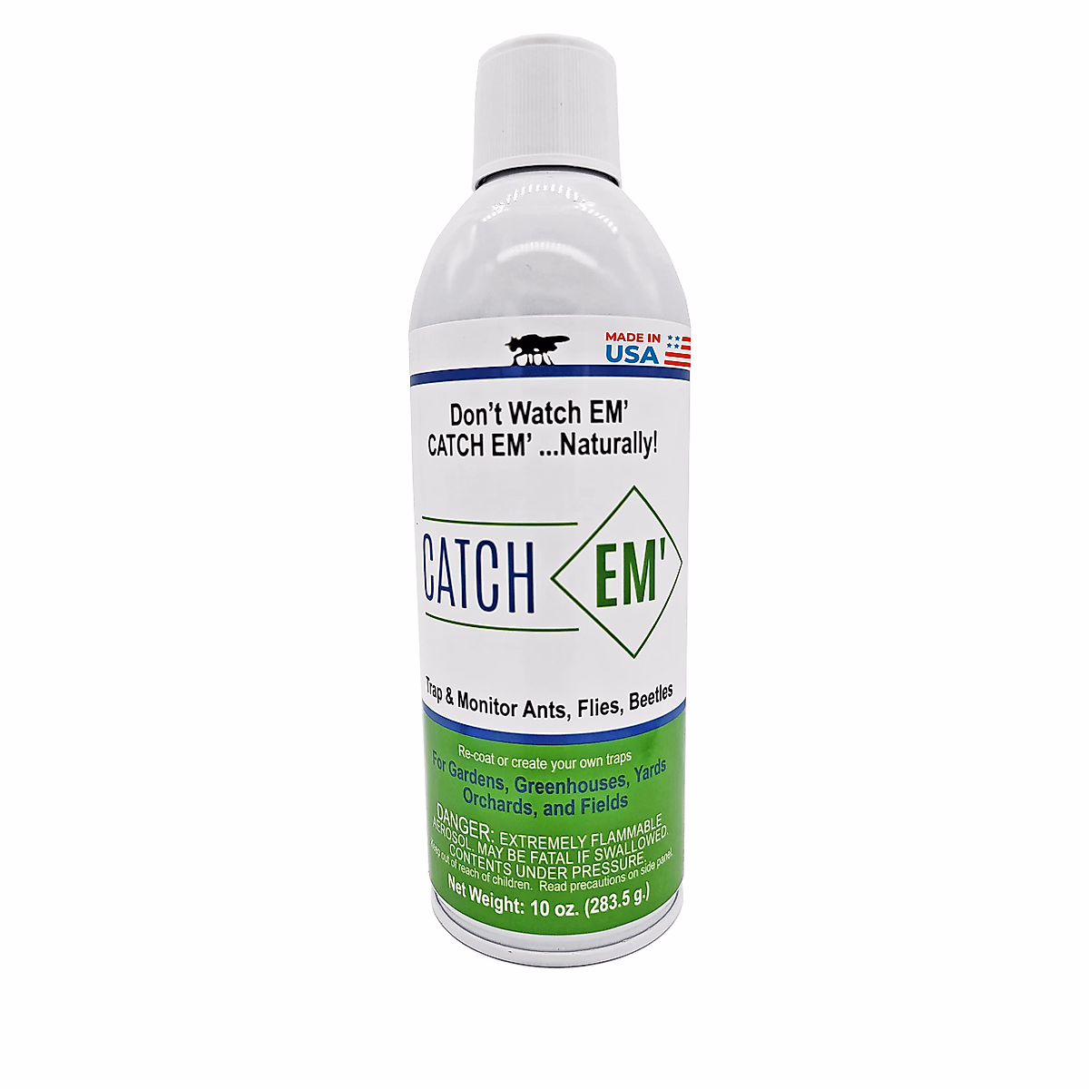 Catch EM' Sticky Coating Aerosol 10oz, Insect Trap Coating